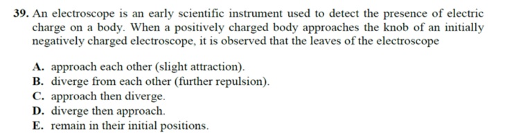 EST Physics October 2021 with answers and explanation - sat-act-est.com