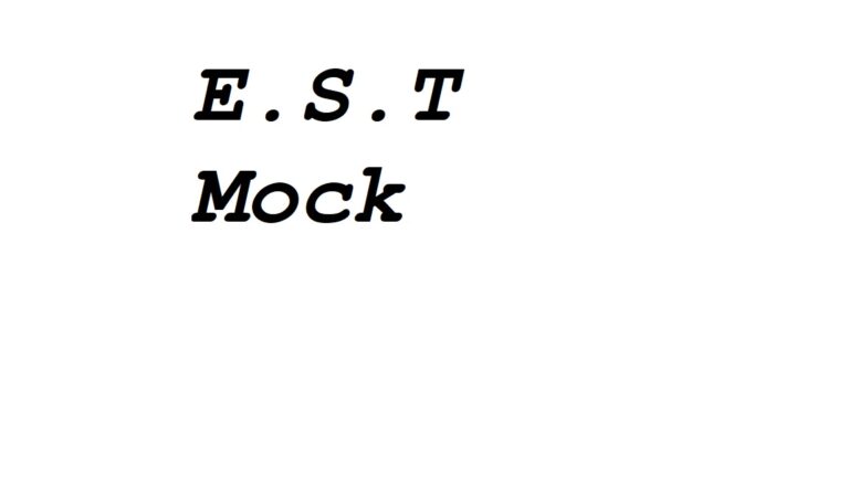 EST practice – Mock exam online (one) - sat-act-est.com